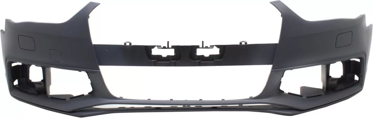2013-2016 AUDI A4; Front Bumper Cover; w/S-Line Pkg; w/HL Washer; w/o ...